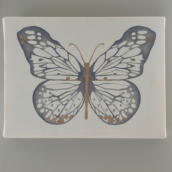 Art | Mini Mk Decker Butterfly Canvas | Poshmark